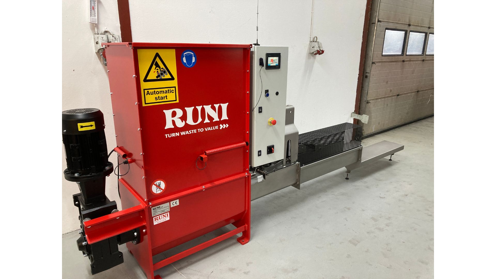RUNI SK200 Screw Compactor - Compacting EPS