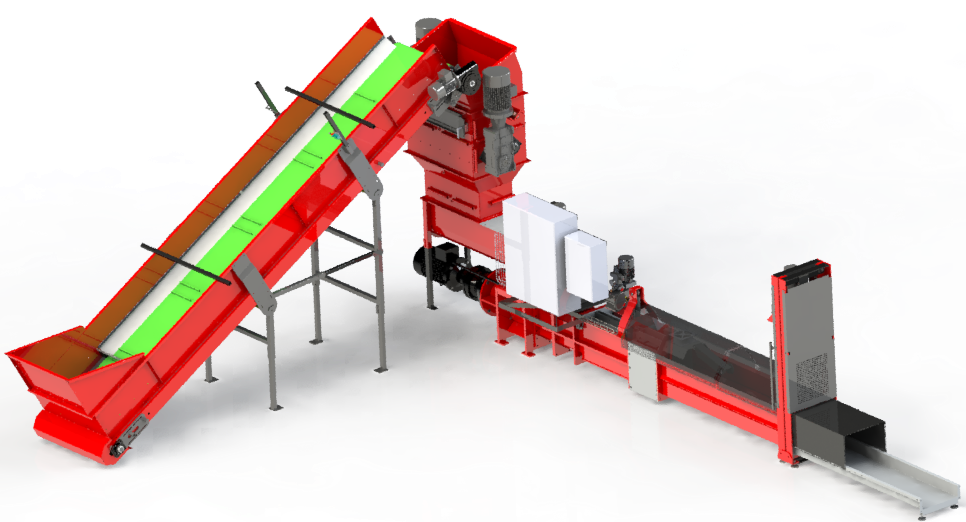 RUNI SK370 Screw Compactor - Turn Waste To Value