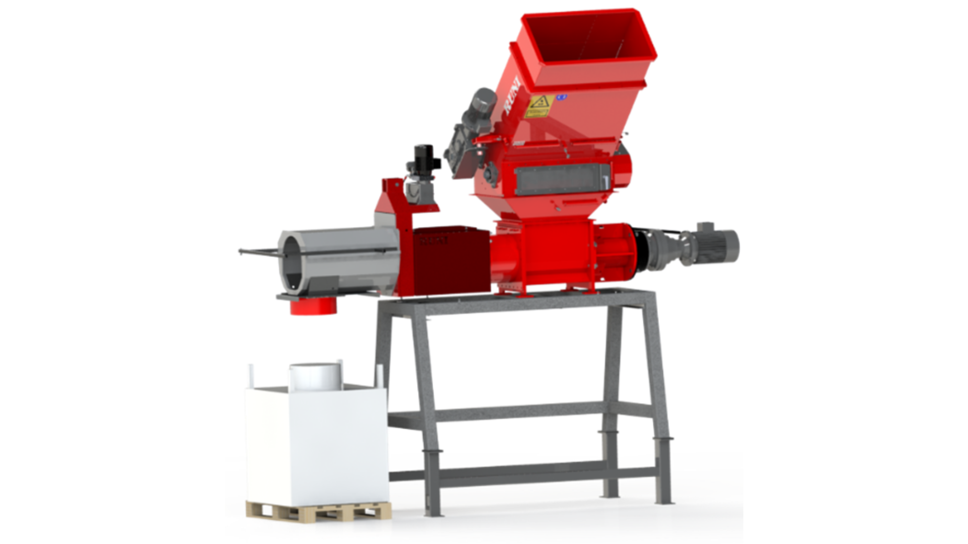 Insulation and Mineral Wool compactor for recycling